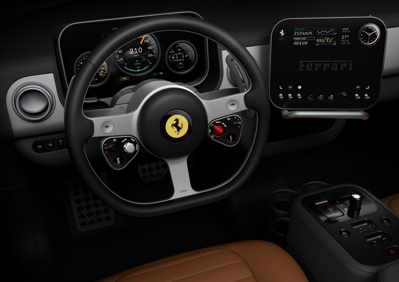 Ferrari Luce inaugura a era elétrica em Maranello com interior autoral ...